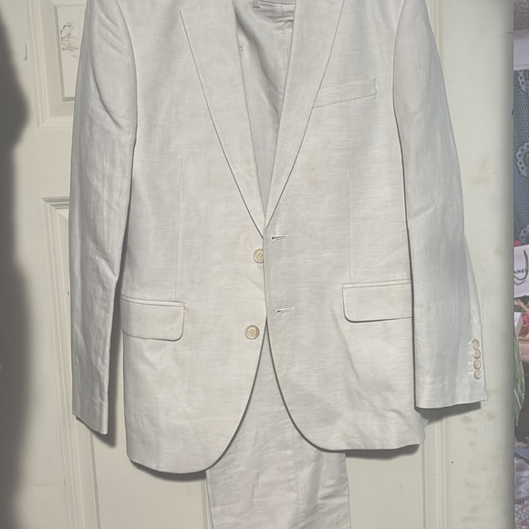 Perry Ellis | Suits & Blazers | Perry Ellis Mens Suit Slim Fit Peak ...